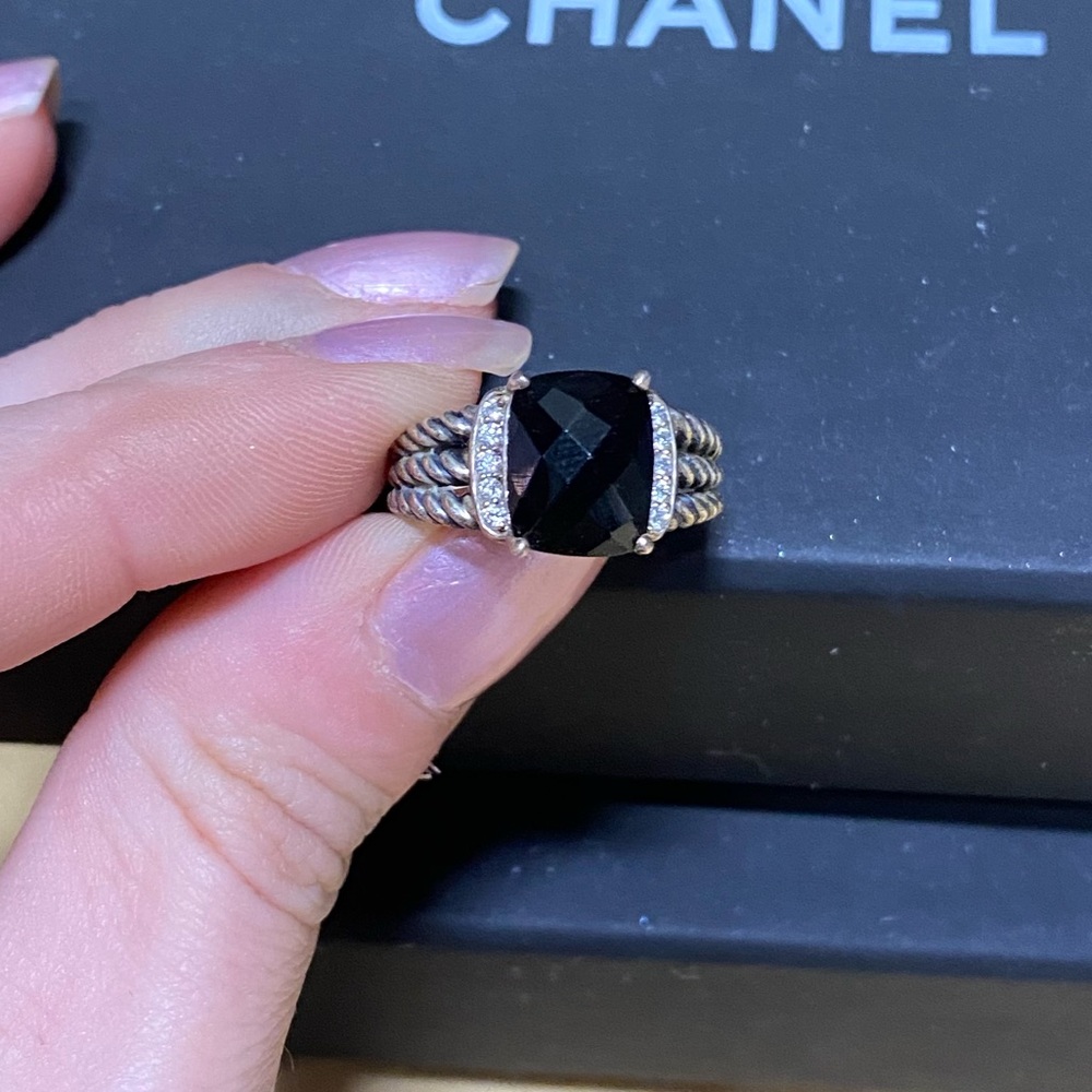 David Yurman Black Onyx Ring - Gem